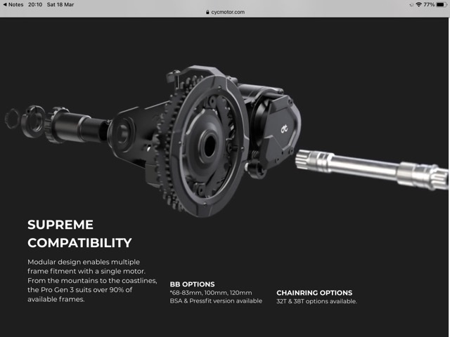 CYC X1PRO GEN3 3500watt. Motor only. 92mm | Venture Scooters